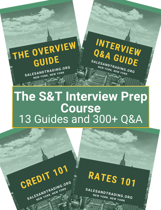 Sales and Trading Interview Prep Course – Sales and Trading Prep